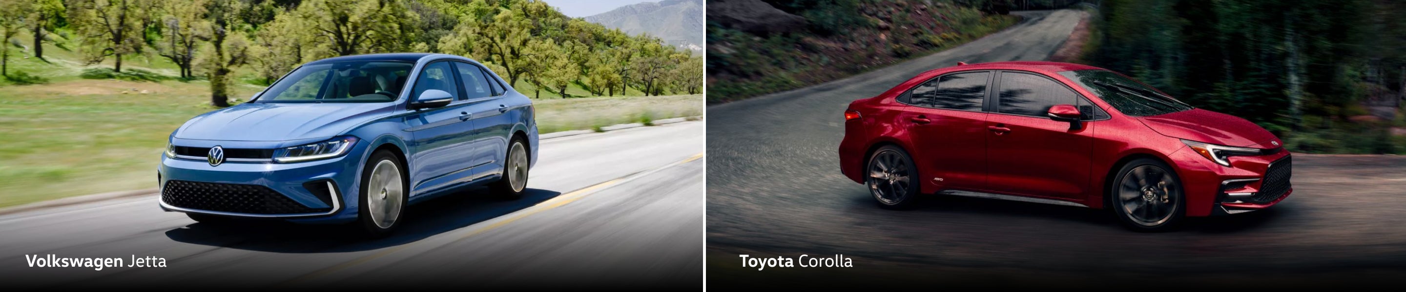 Volkswagen Jetta Vs. Toyota Corolla: 2025 Compact Sedans